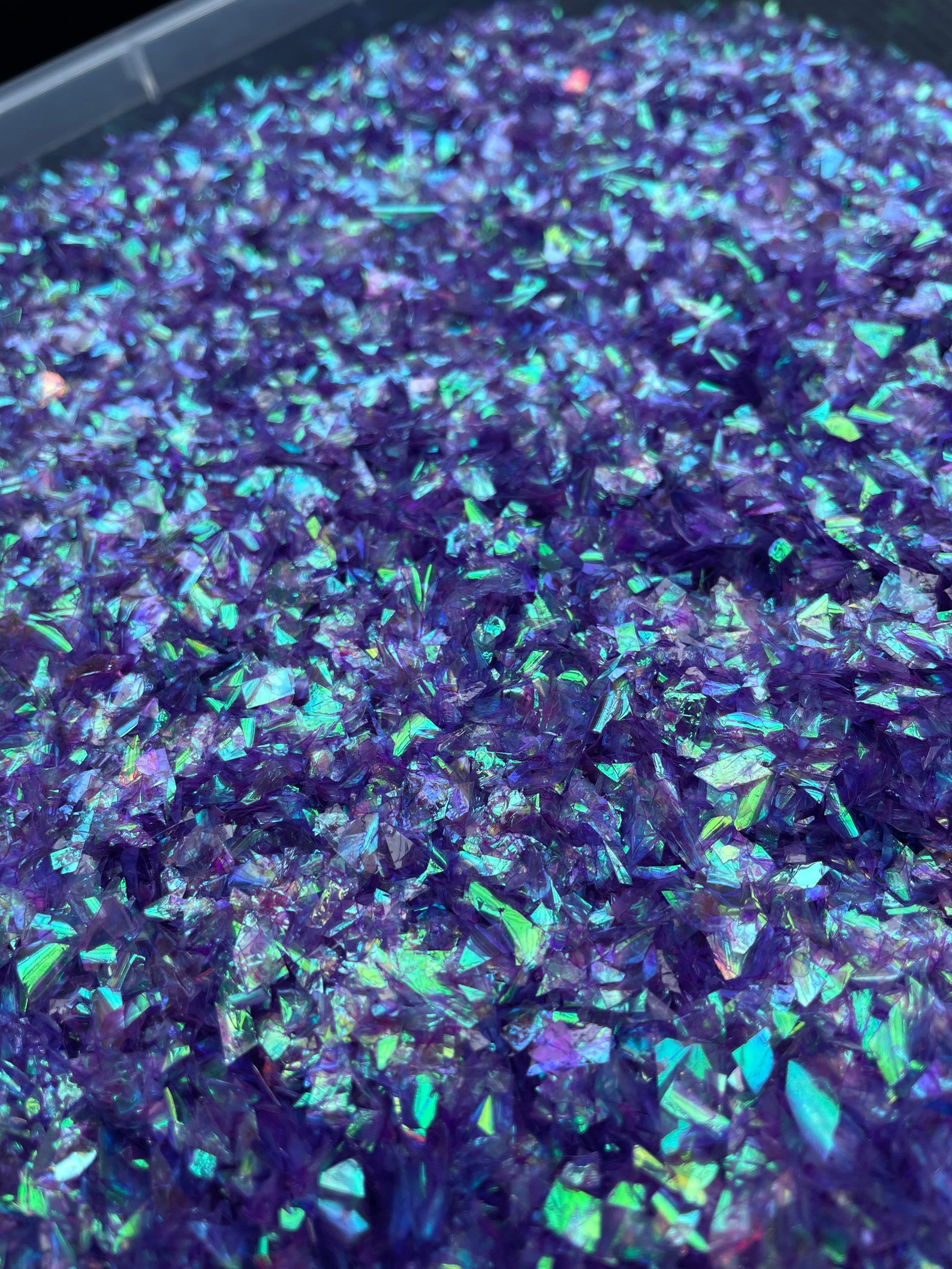 Rainbow Mylar - 10 Bags, Mylar Flakes, Resin Supplies, Nail Supplies, 2 ...