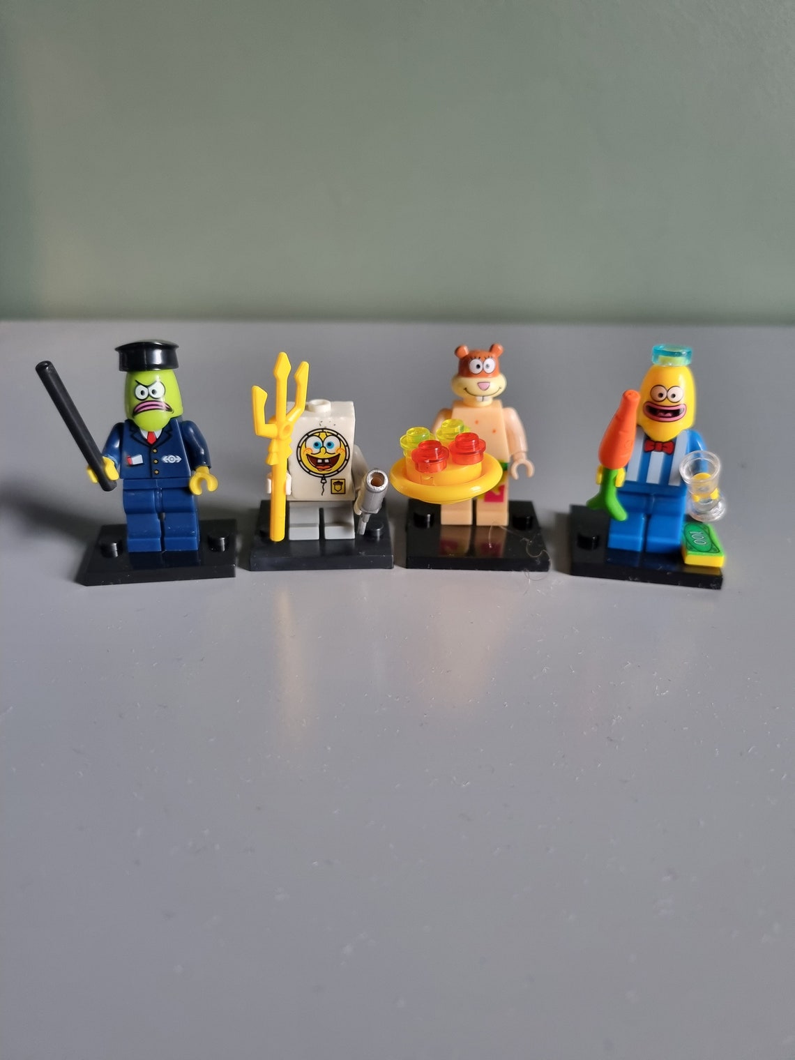 Spongebob Square Pants Minifigures Set of 4 Custom Made Set 3 - Etsy UK