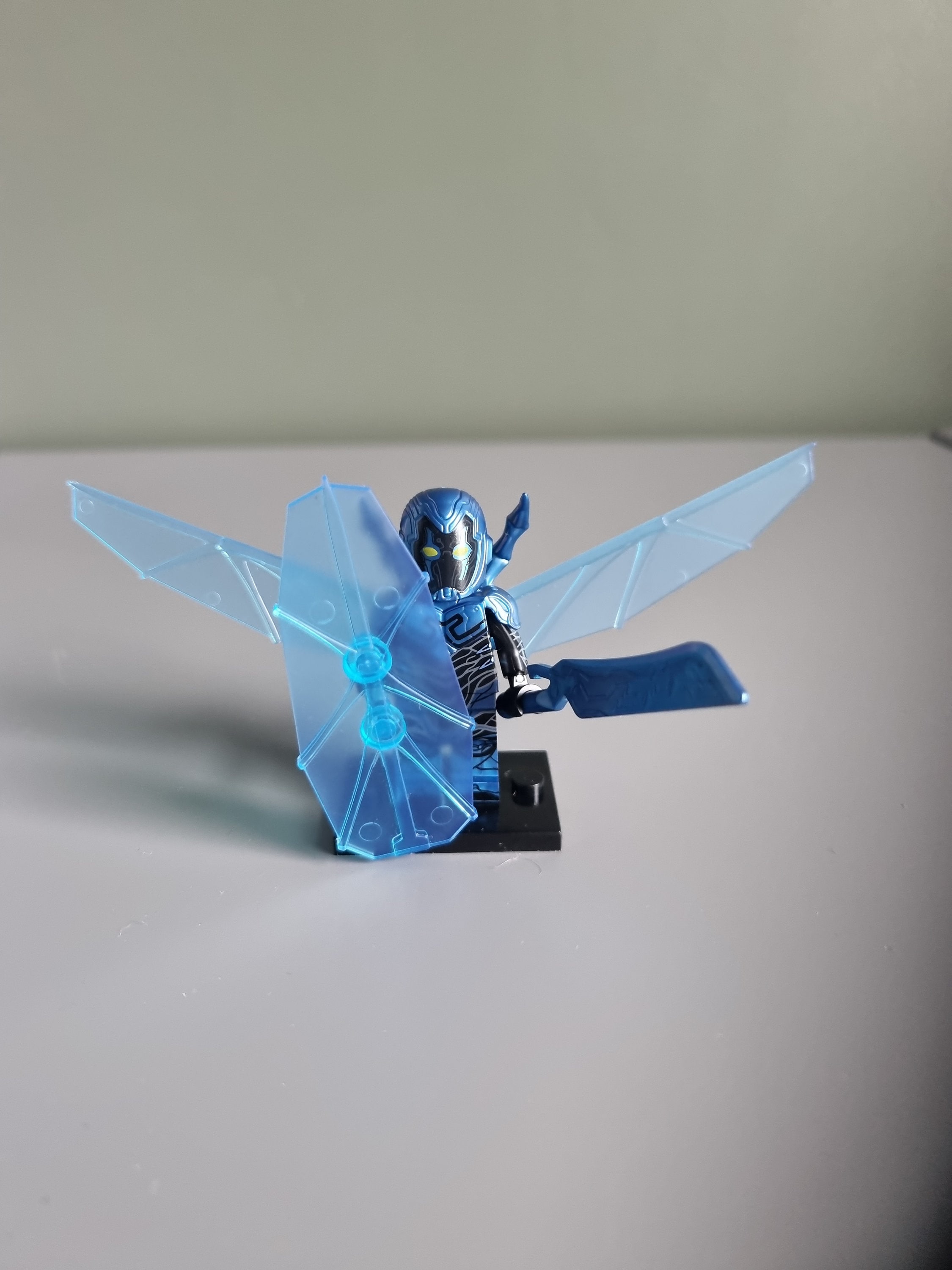 Blue Beetle Minifigure Custom Made . - Etsy