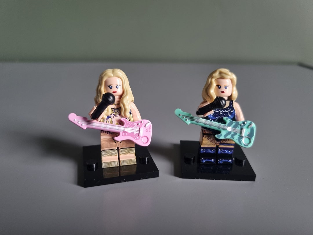 Taylor Swift Minifigures Custom Made X2 4. - Etsy