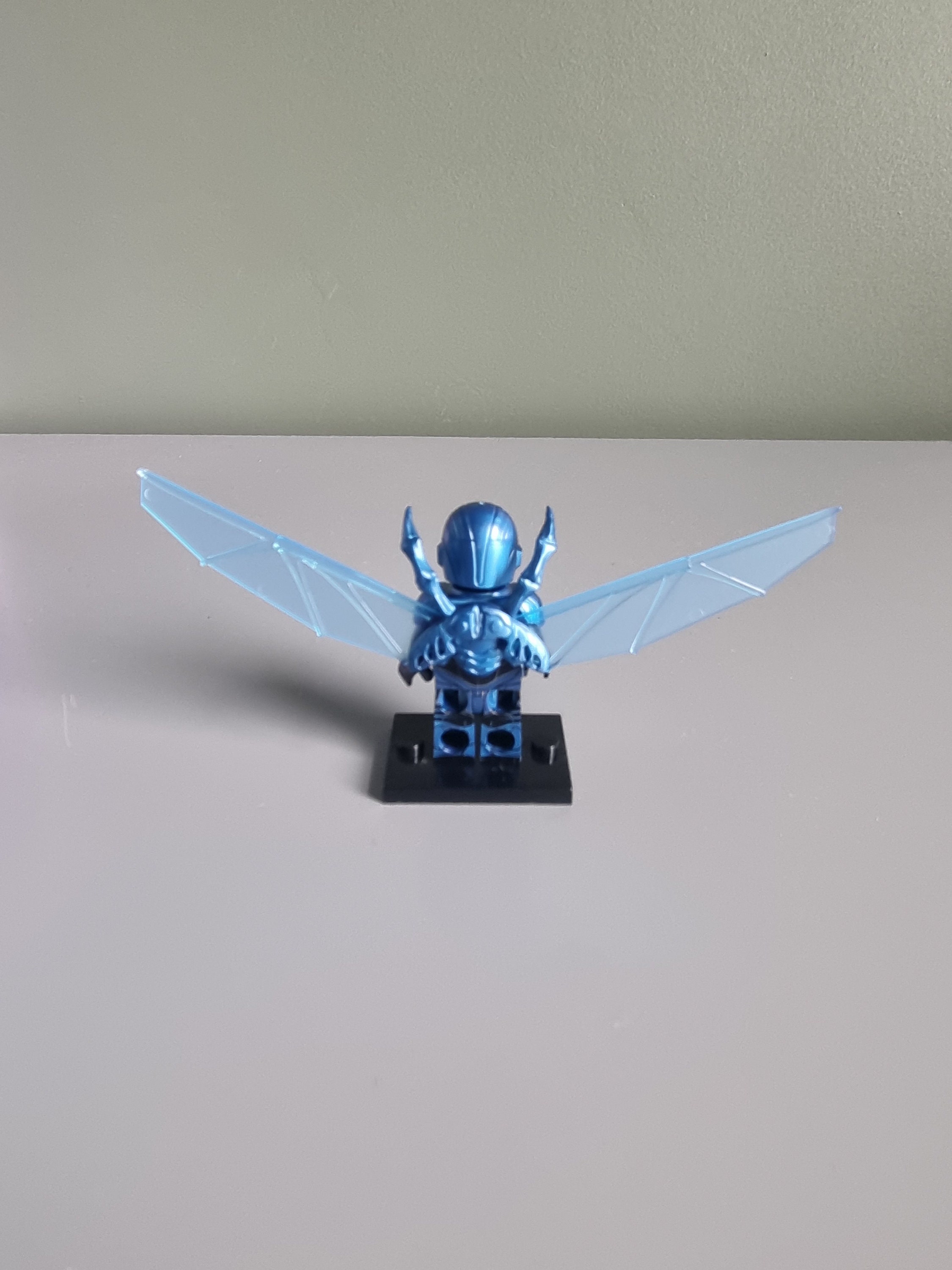 Blue Beetle Minifigure Custom Made . - Etsy