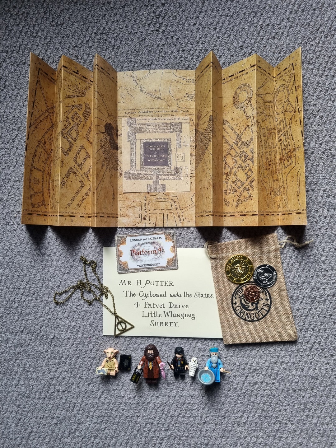 Harry Potter Set With Custom Figures - Etsy UK