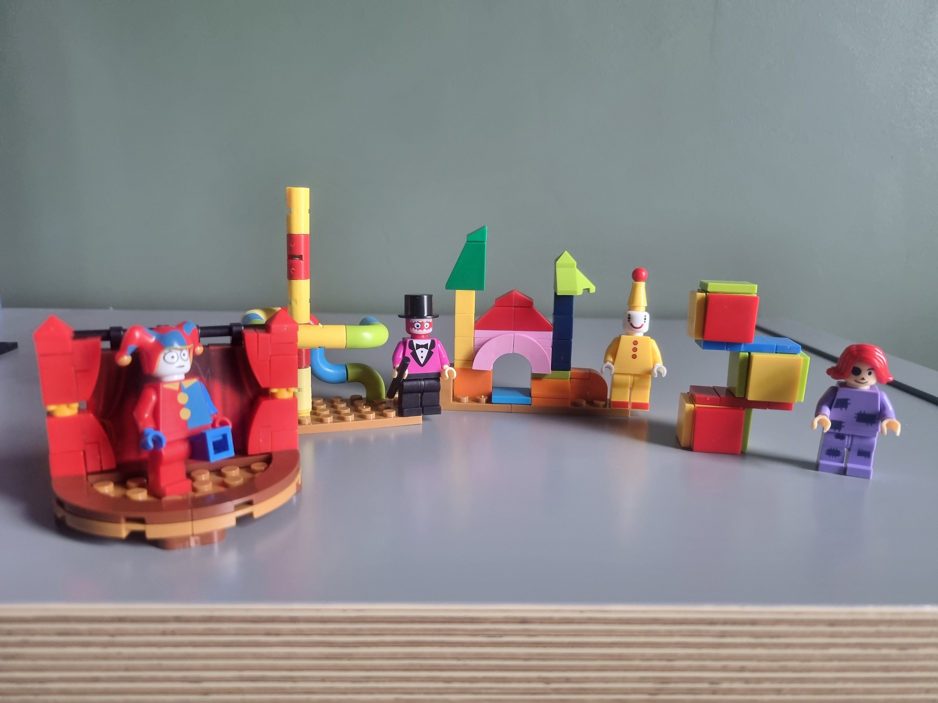 The Amazing Digital Circus Minifigures Custom Made Set of 4 - Etsy