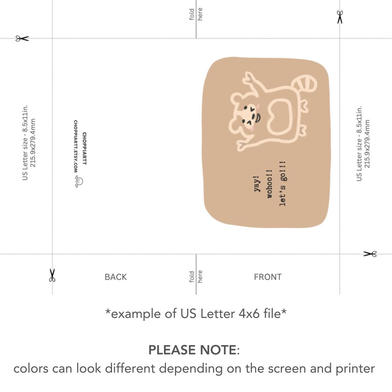 PRINTABLE Yay Card Congratulations Card Let's Go Card - Etsy