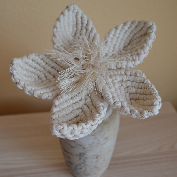 Macrame Flower - Etsy