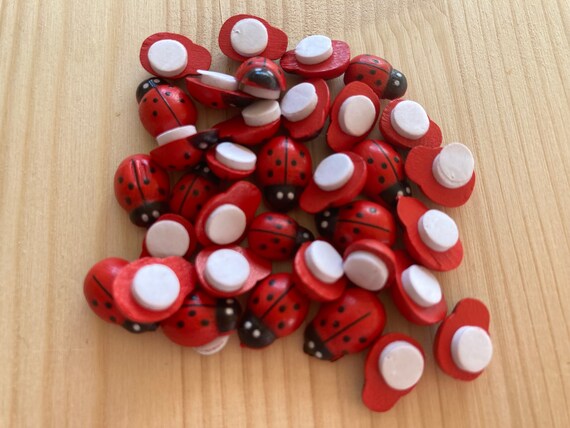 Set of 20 0.5 Inches Mini Self Adhesive Stick on Wooden | Etsy