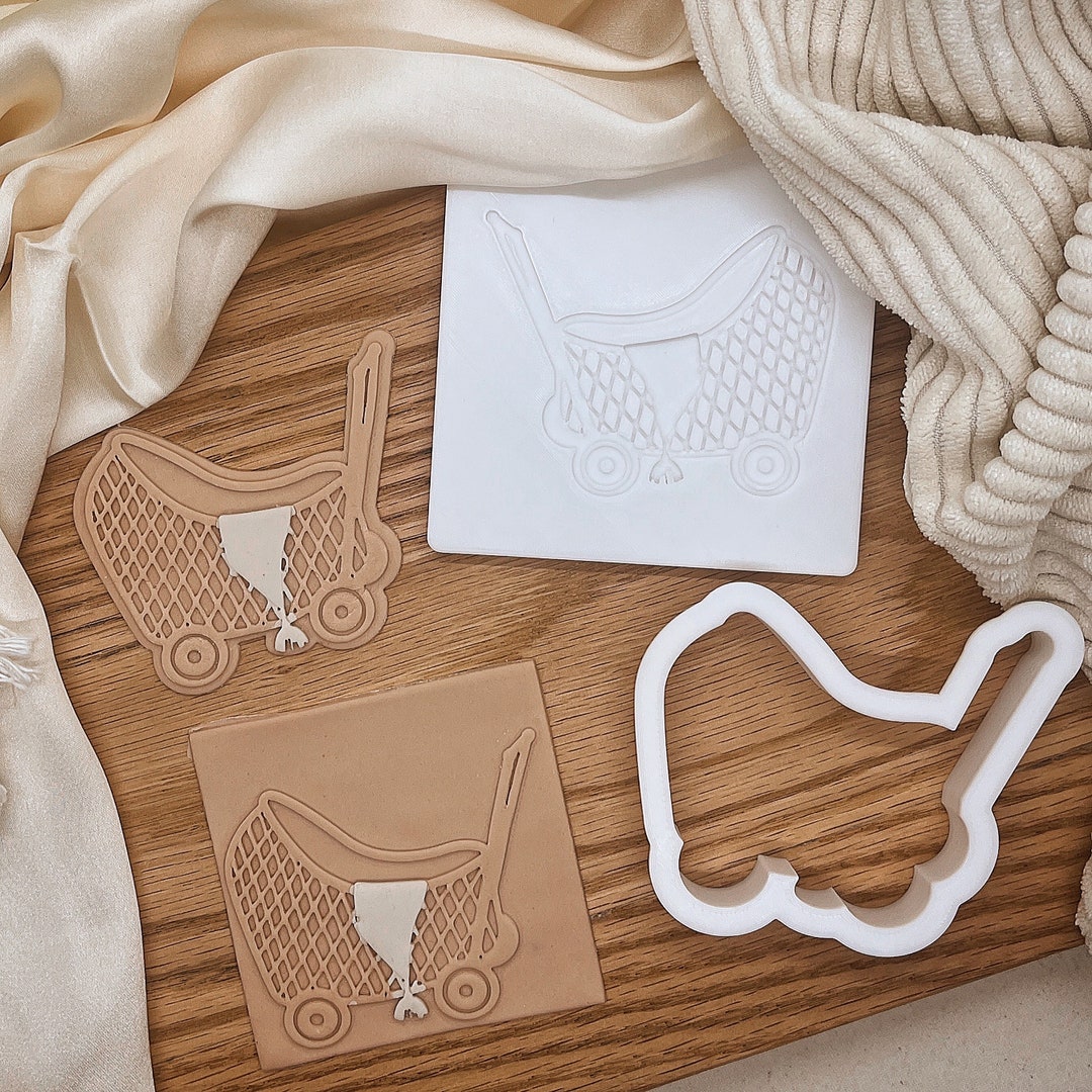 Boho Vintage Baby Stroller Embosser Baby Stroller Stamp Set Baby ...