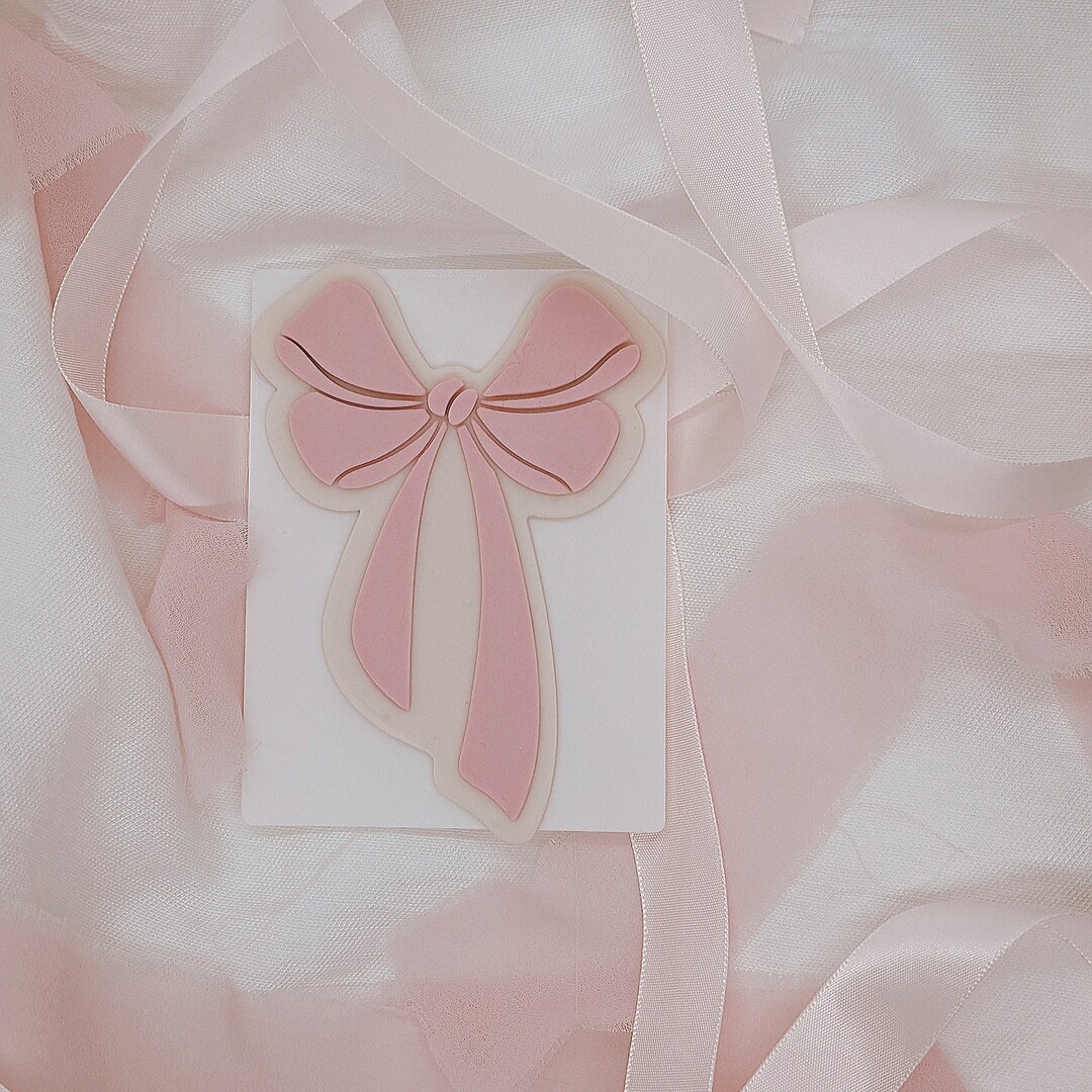 Ribbon Bow Embosser Textured Bow Embosser 3D Cookie Stamp and Cutter - Etsy