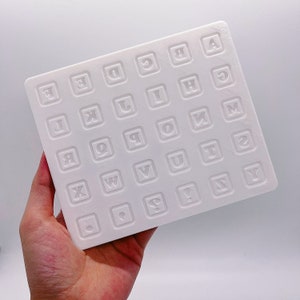 Block Letter Embosser Set Alphabet Embosser Set Letter - Etsy