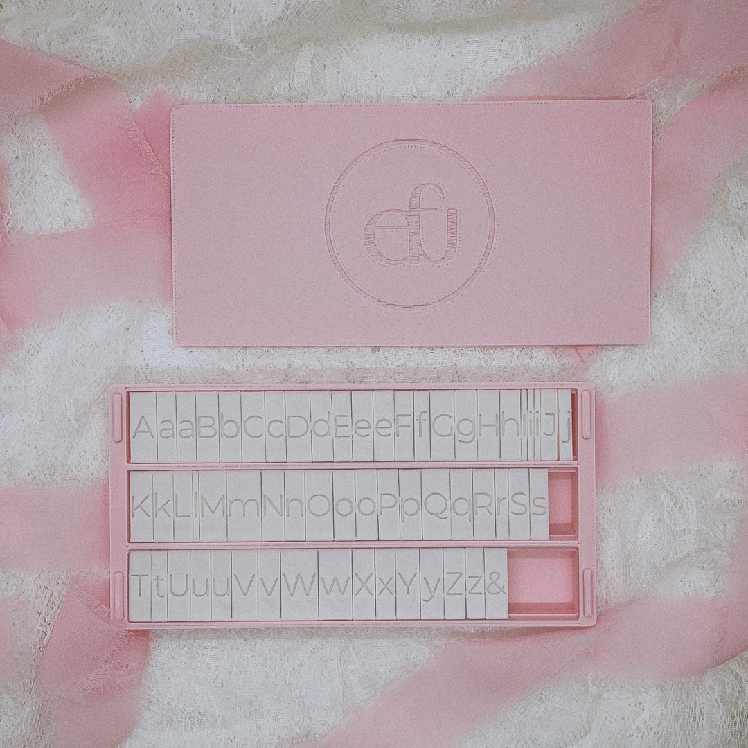 Essential Font Set | Letter Stamp | Alphabet Stamp | Basic Font Stamp ...