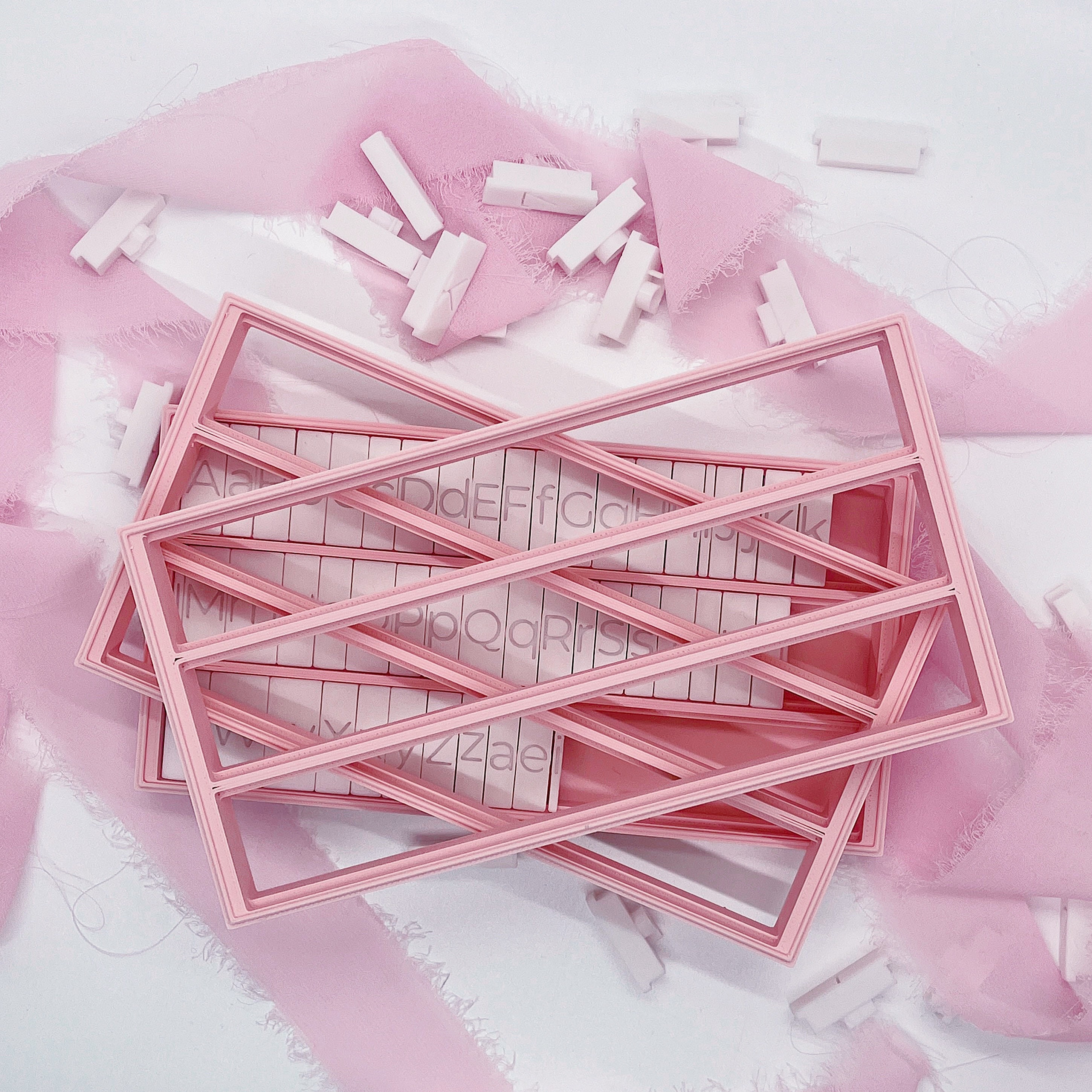 Script Font Set Letter Stamp Alphabet Stamp Signature - Etsy UK