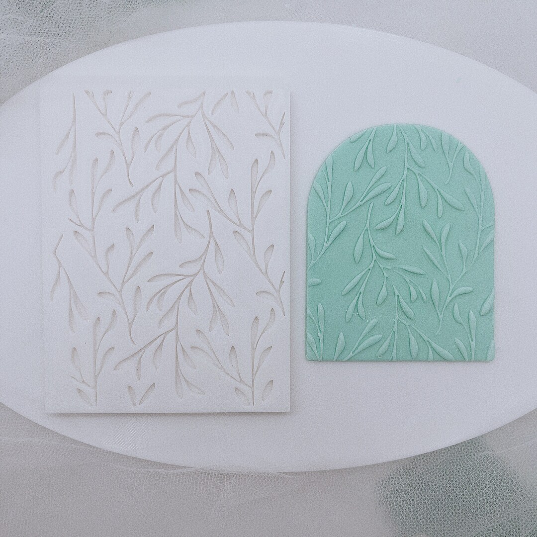 Fine Leaf Vines Pattern Embosser Texture Background Embosser - Etsy