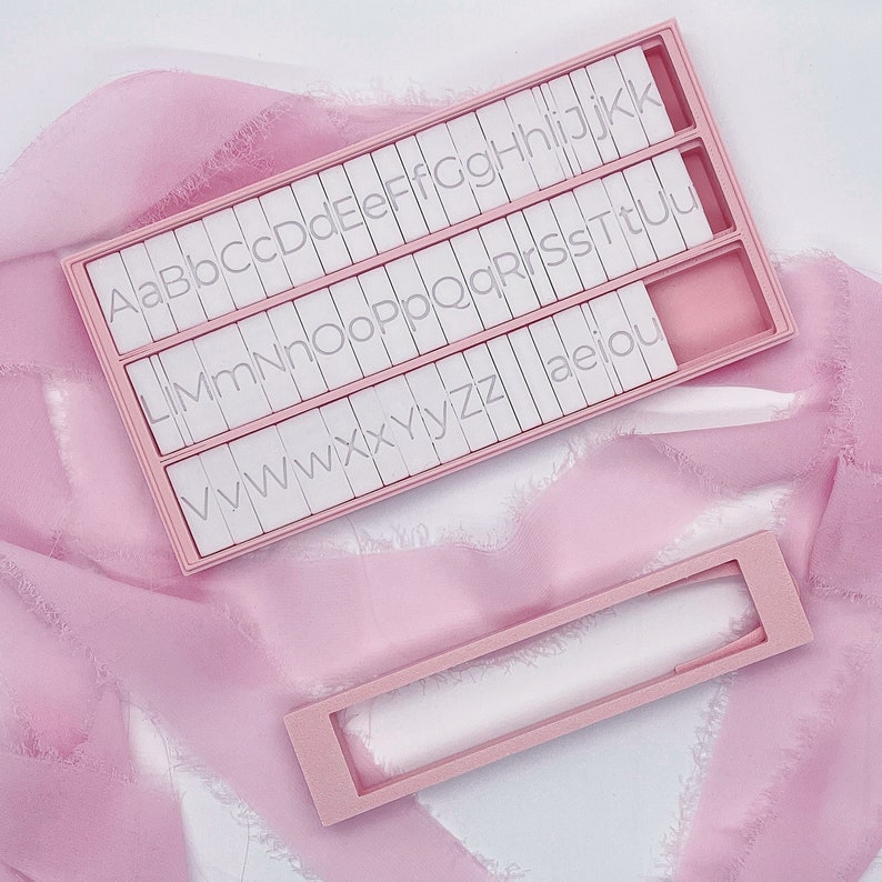 Essential Font Set Letter Stamp Alphabet Stamp Basic - Etsy