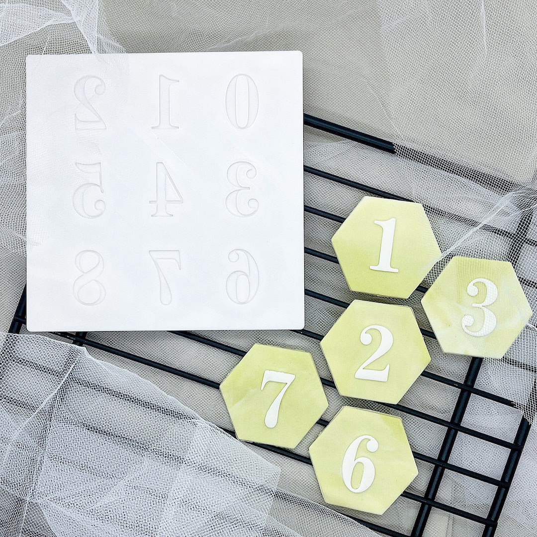 Mini Number Embosser Palette Mini Number Set Mini Number Cookie Stamp ...