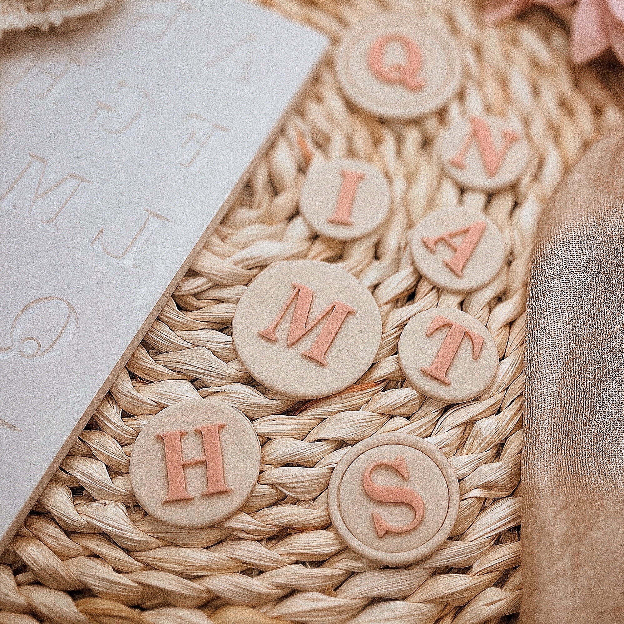 Mini Alphabet Embosser Palette | Mini Letter Stamp Set | Set of 26 ...