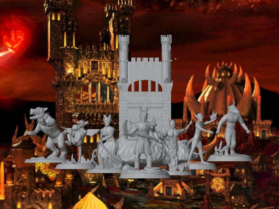 Heroes of Might and Magic 3 - Inferno - 3D Printable Files - Etsy