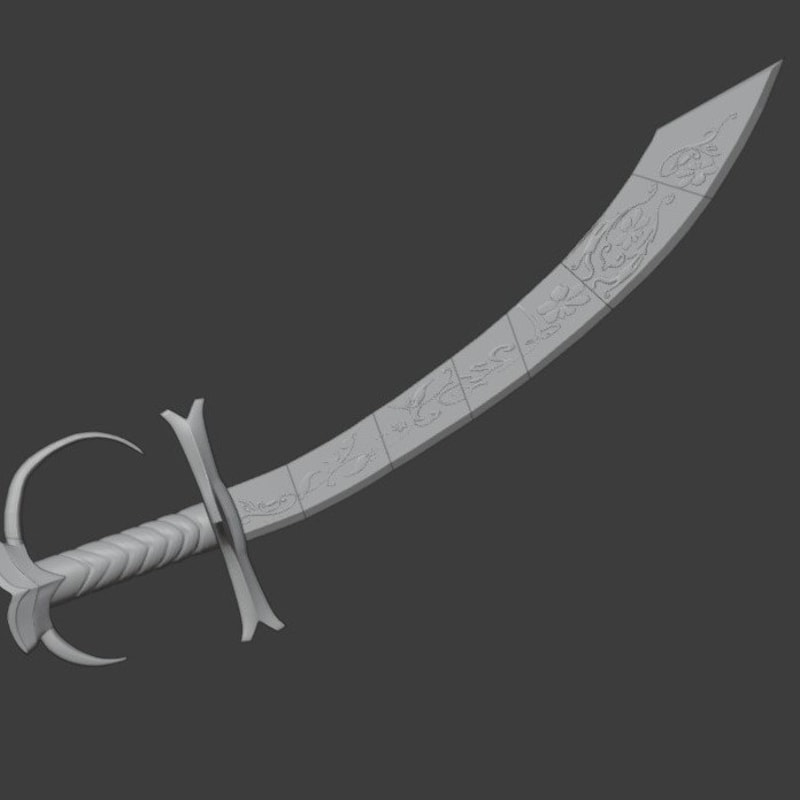 Scimitar Sword - Etsy