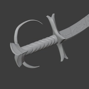 Fantasy Blade/scimitar - 3D Printable File - Etsy