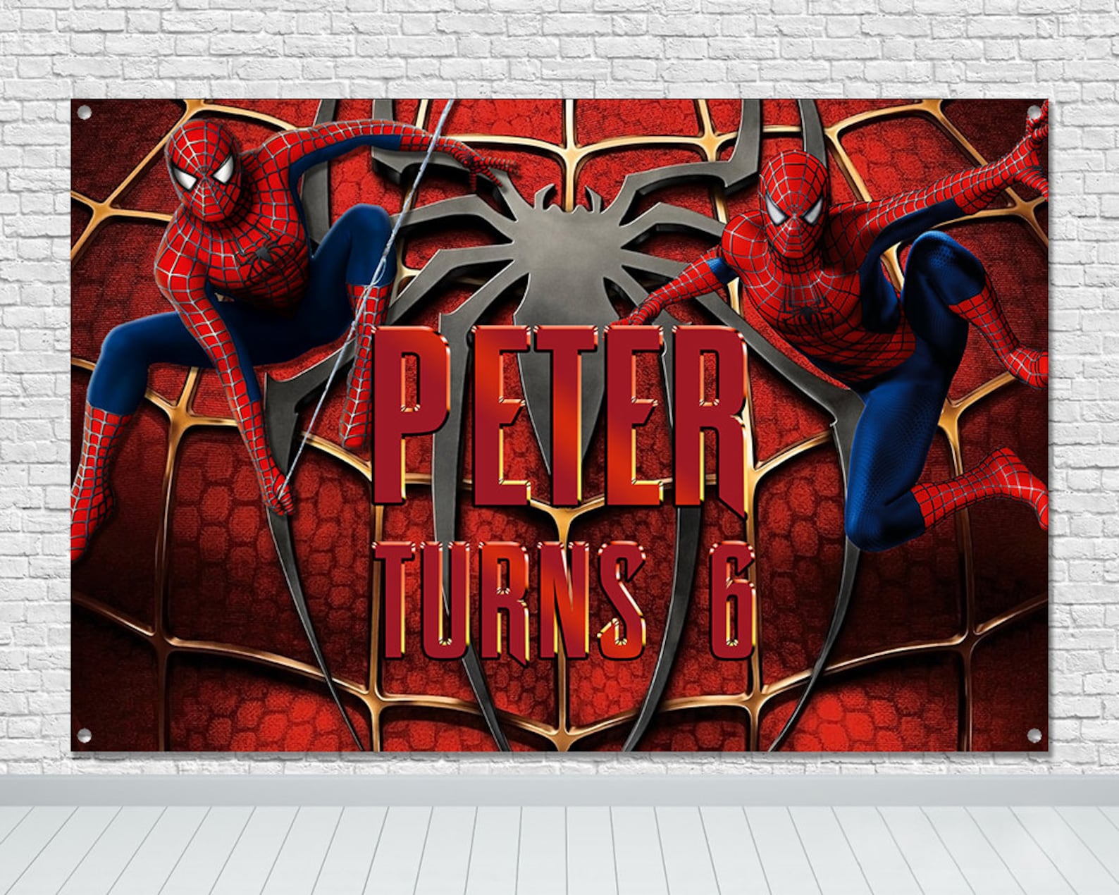 Spider Man Backdrop Spider Man Birthday Backdrop Spider Man | Etsy