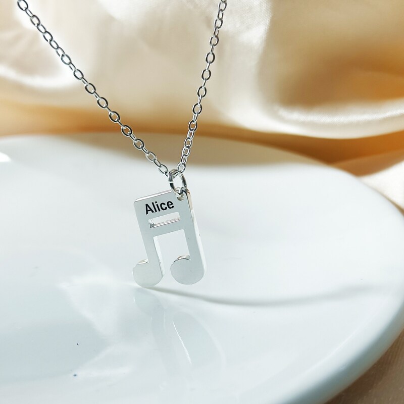 Music Necklace - Etsy UK