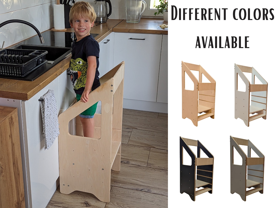 Montessori Kitchen Tower Kitchen Tower for Small Kitchens Step Stool ...