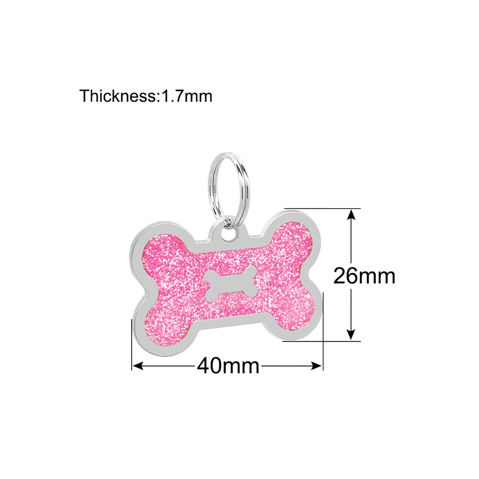 Laser Engraved Bone Shaped Pet Id Tags With Bone Print for Dogs - Etsy UK