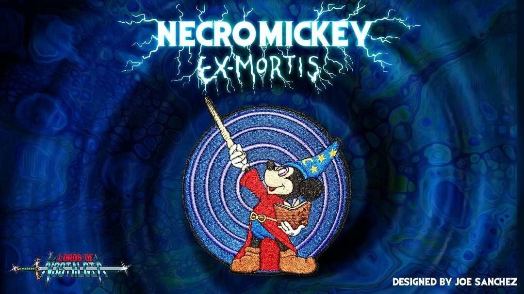 Necro Mickey Ex-mortis Iron-on Patch - Etsy