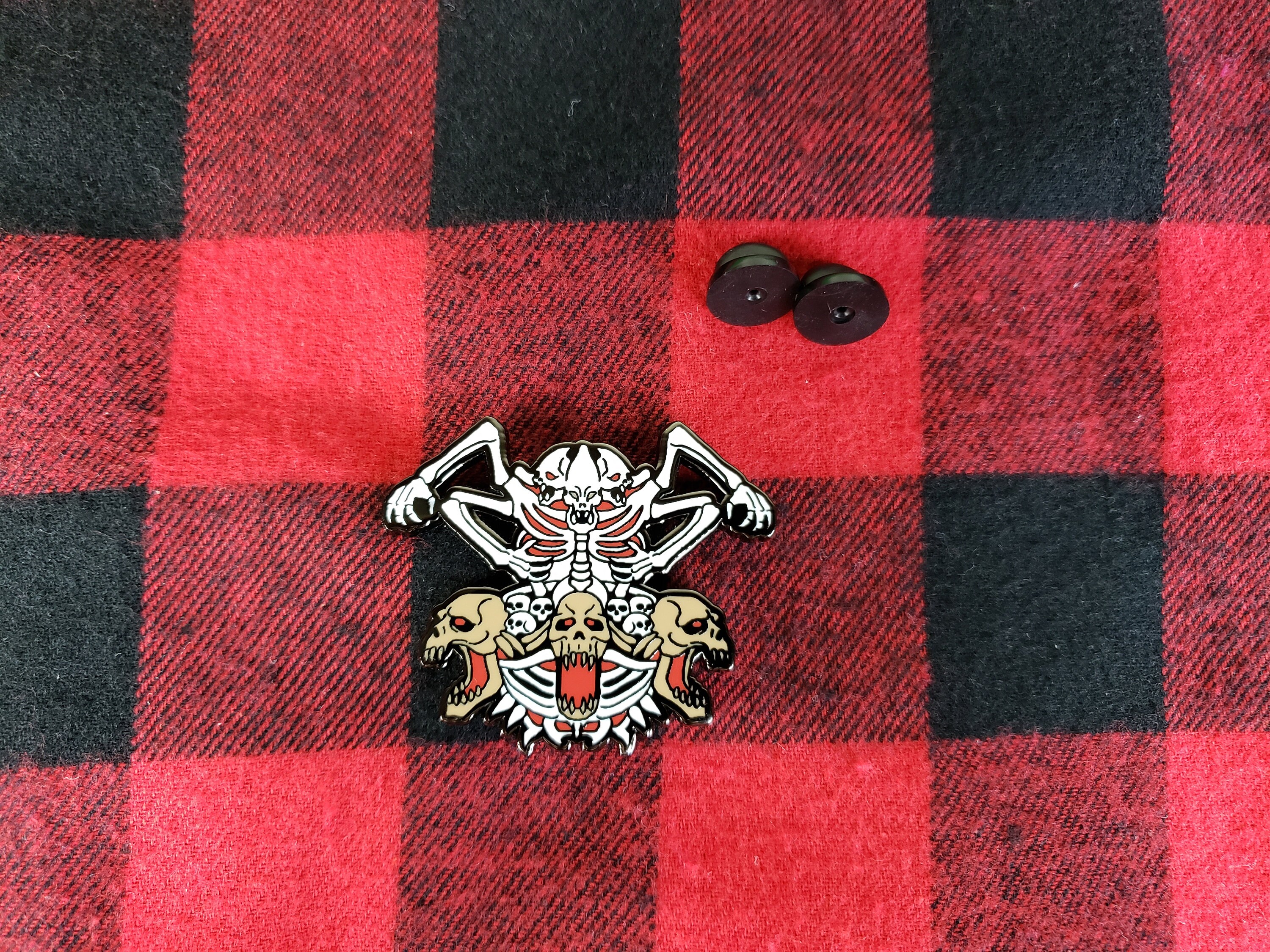 Demon's Crest dark Demon Hard Enamel Pin - Etsy
