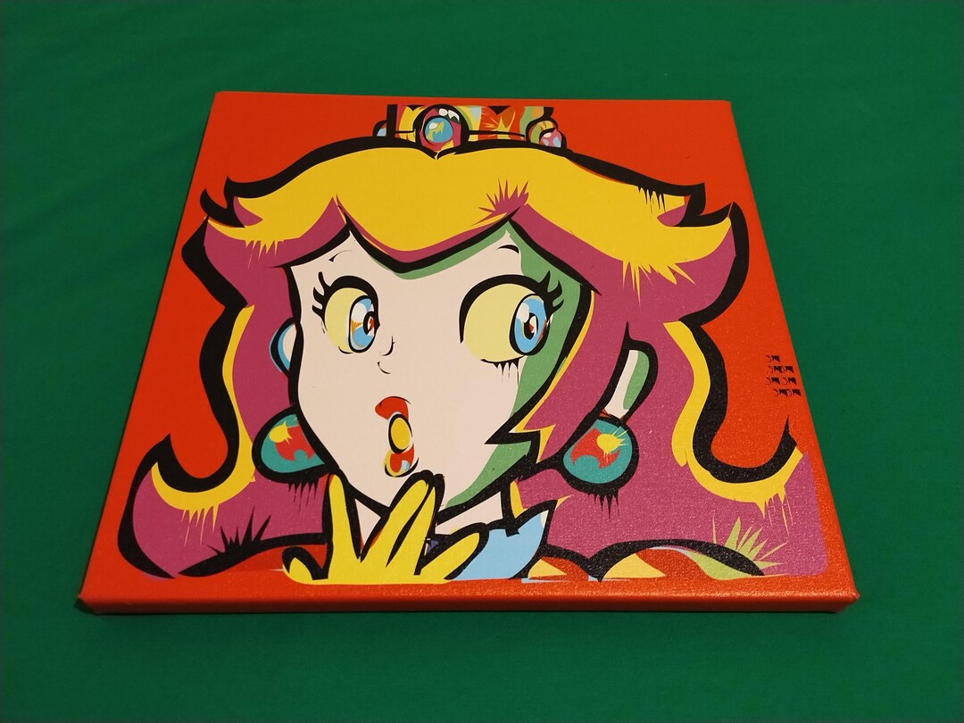 Super Mario (toadstool) Canvas Art - Etsy