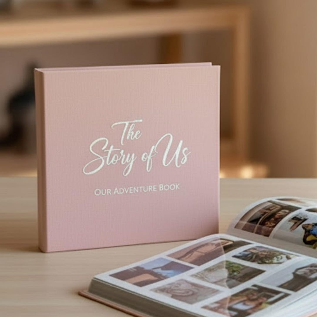 Custom Adventure Book Scrapbook Valentines • Personalized Anniversary ...