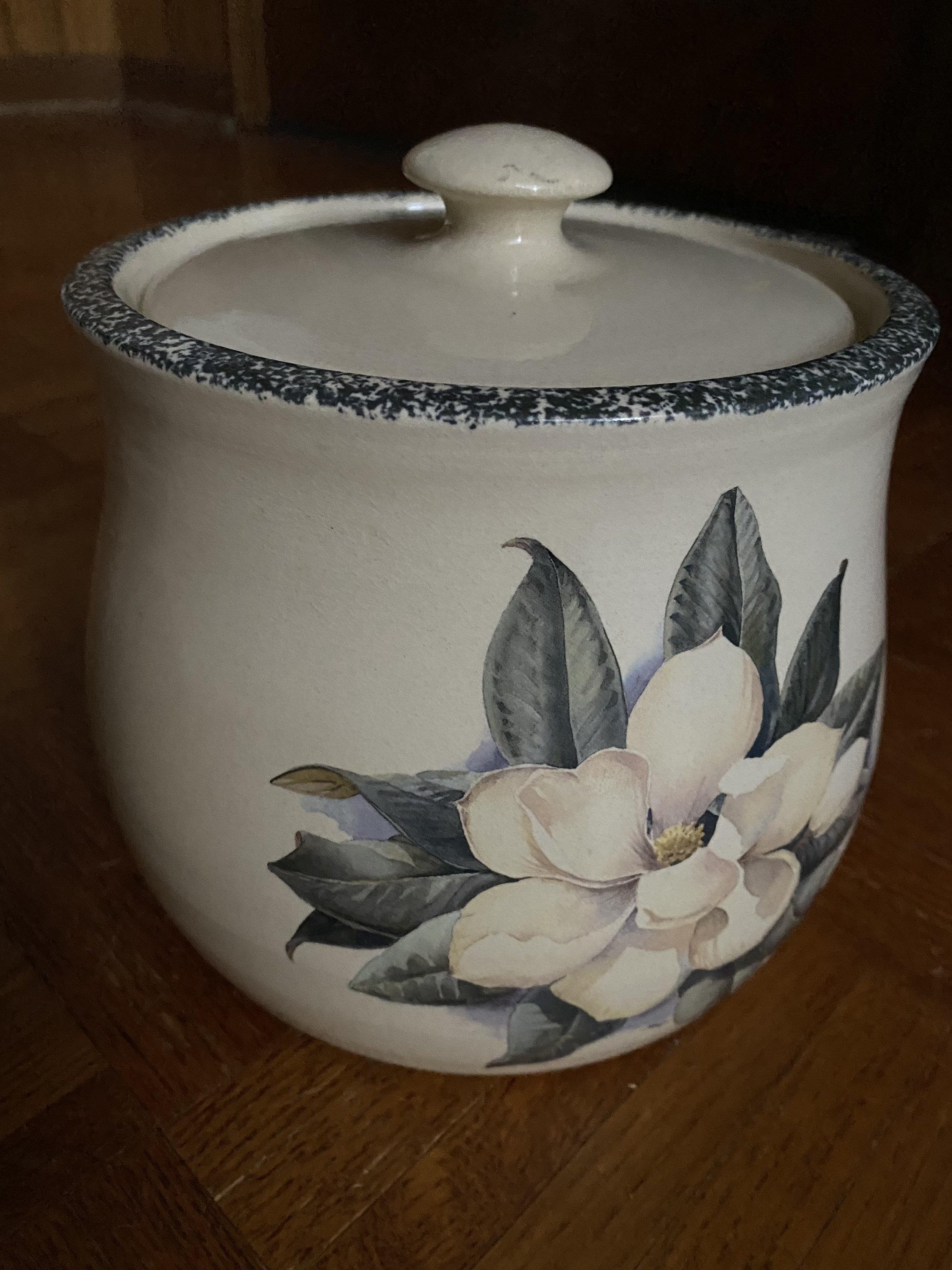 Casey Pottery Magnolia Canister Set of 3 With Lids | Etsy