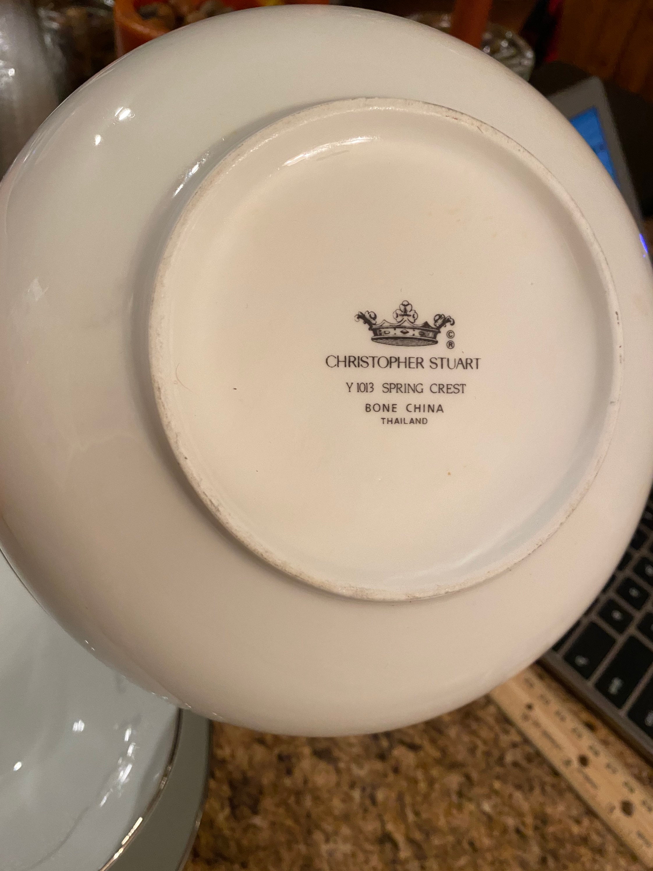 Christopher Stuart Serving Bowl Spring Crest Bone China Thailand Y1013 ...