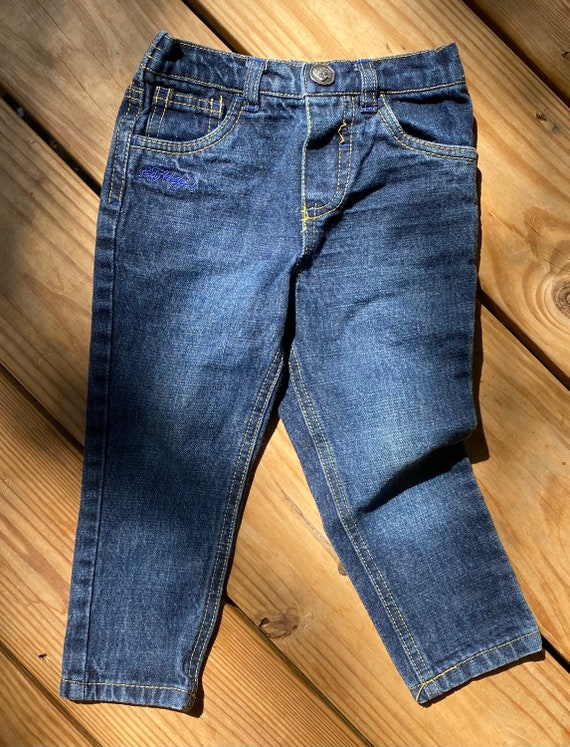 Ed Hardy Tiger Embroidered Jeans Dark Blue Y2K Tiger … - Gem