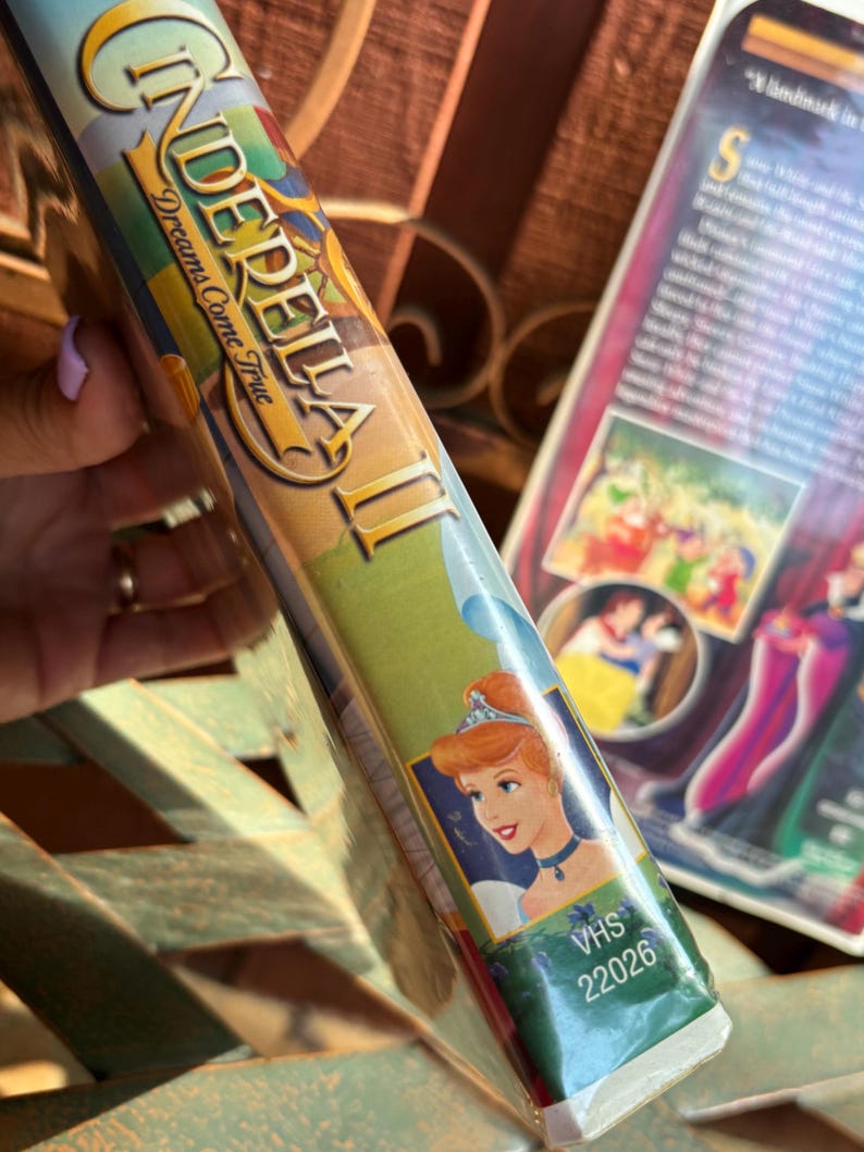 VHS Snow White and the Seven Dwarfs Plus Cinderella II Walt Disney’s ...
