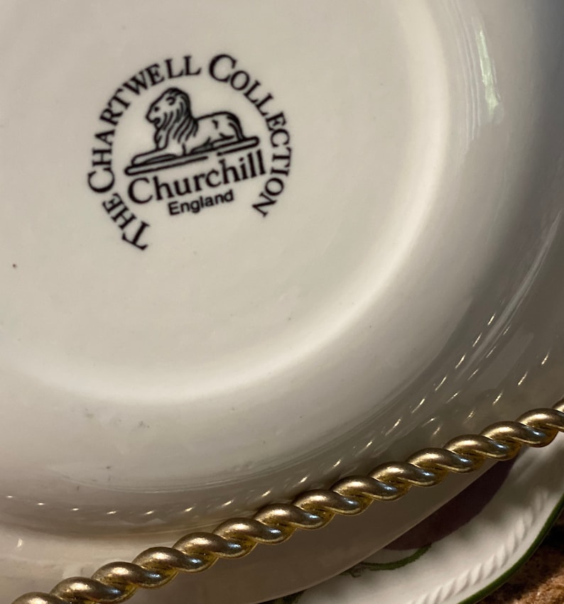 The Chartwell Collection Soup Cereal Bowls and Salad Dessert Plates ...