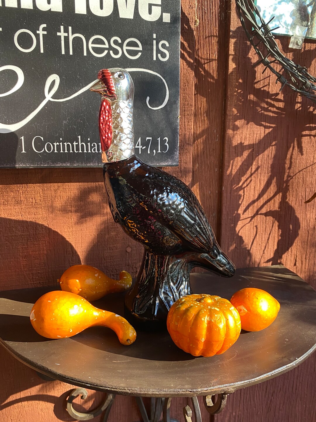 Avon Wild Turkey Wild Country Aftershave 6 Fl Oz Full Decanter Vintage ...