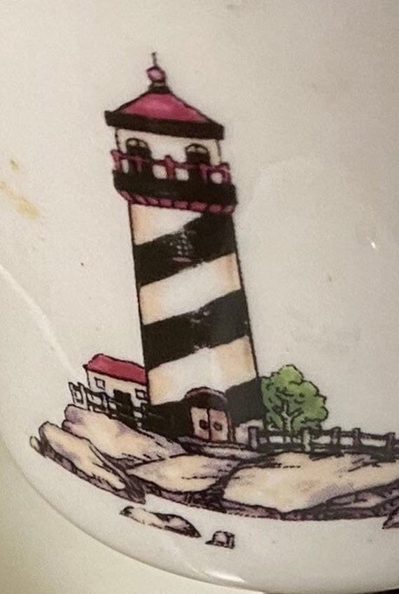 Totally Today Coffee Tea Cups Made in China Lighthouses Set of - Etsy