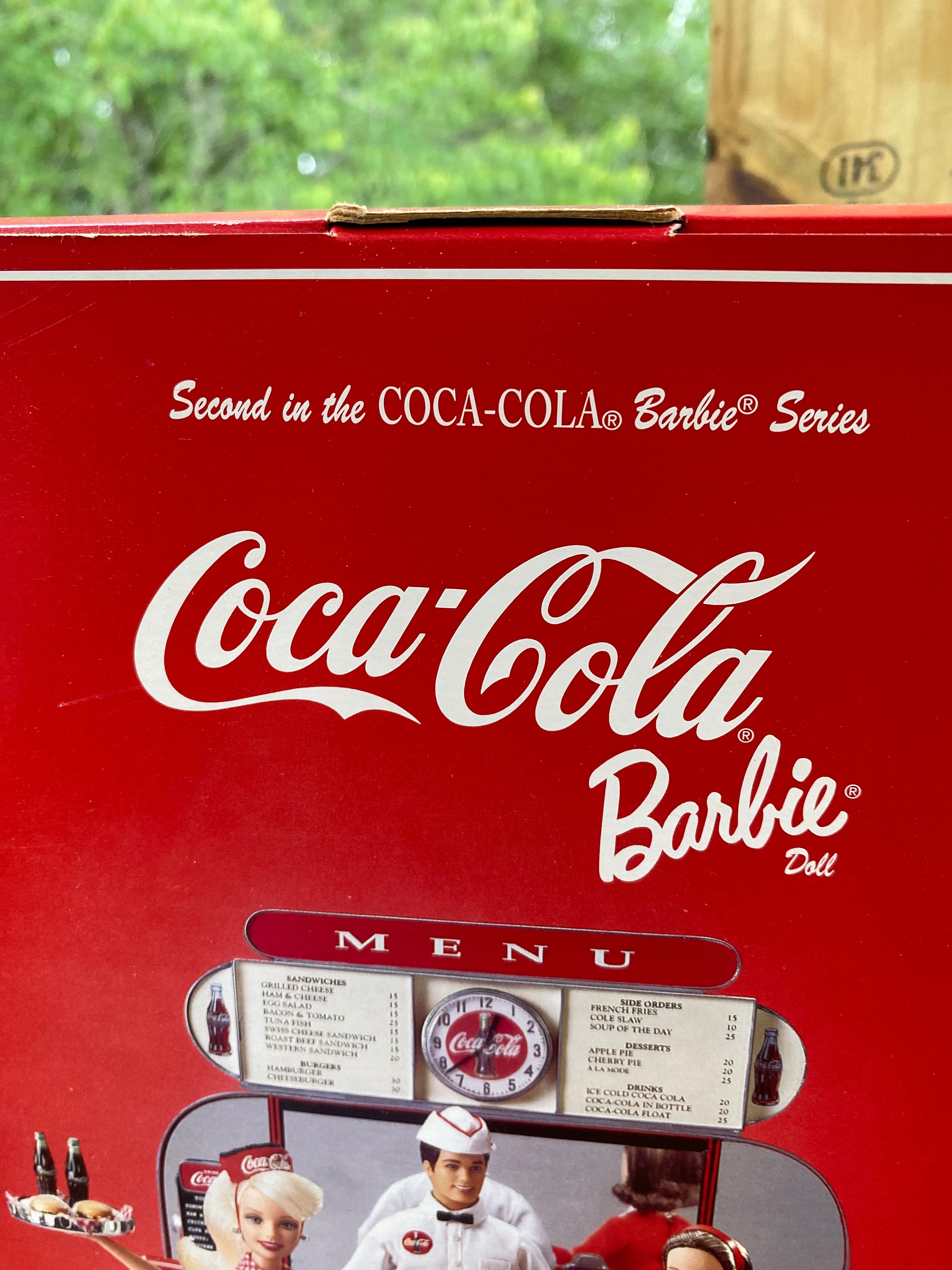 Coca-cola Barbie Collector Addition Vintage 1999 Soda Fountain 1950s ...