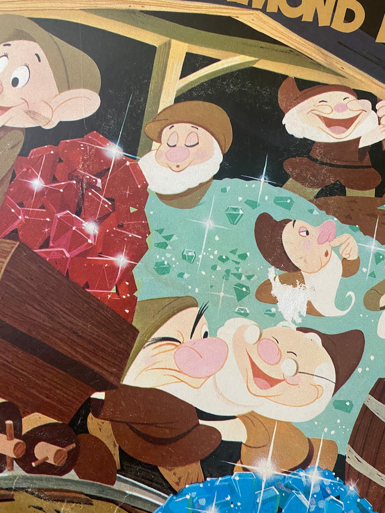 1966 the Seven Dwarfs and Their Diamond Mine Jacket for 33 1/3 RPM ...