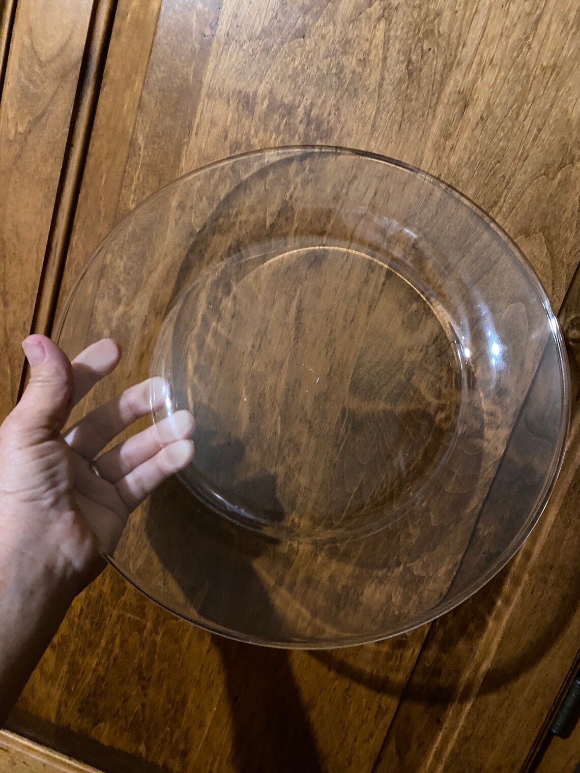 Clear Glass Dinner Plates Set of 10 Party Plates | Etsy