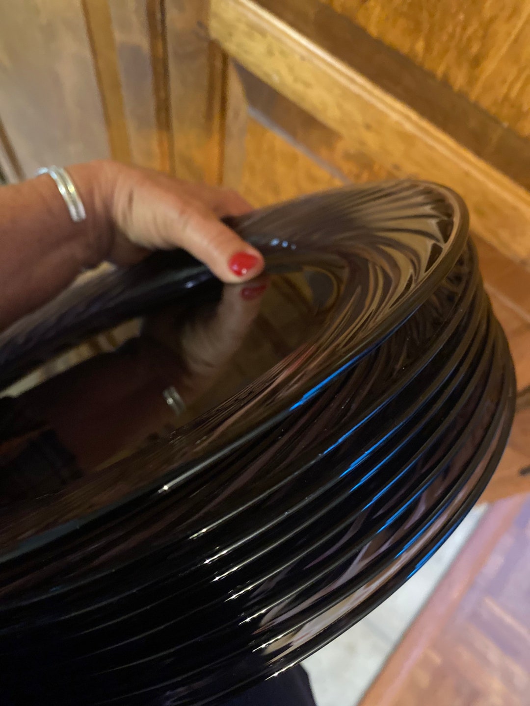 Pyrex Plate Amethyst Purple Festiva Swirl Glass 10.5 Inch - Etsy