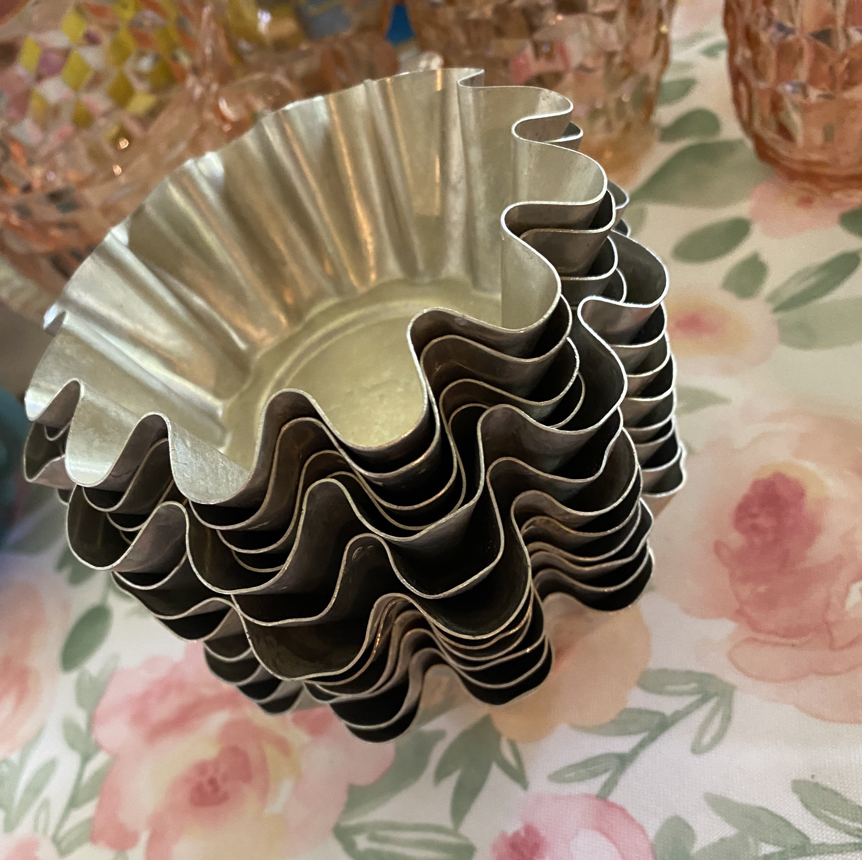 Fluted Custard Mini Gelatin Molds 1940s Set of 12 Mismatched Cups Molds ...