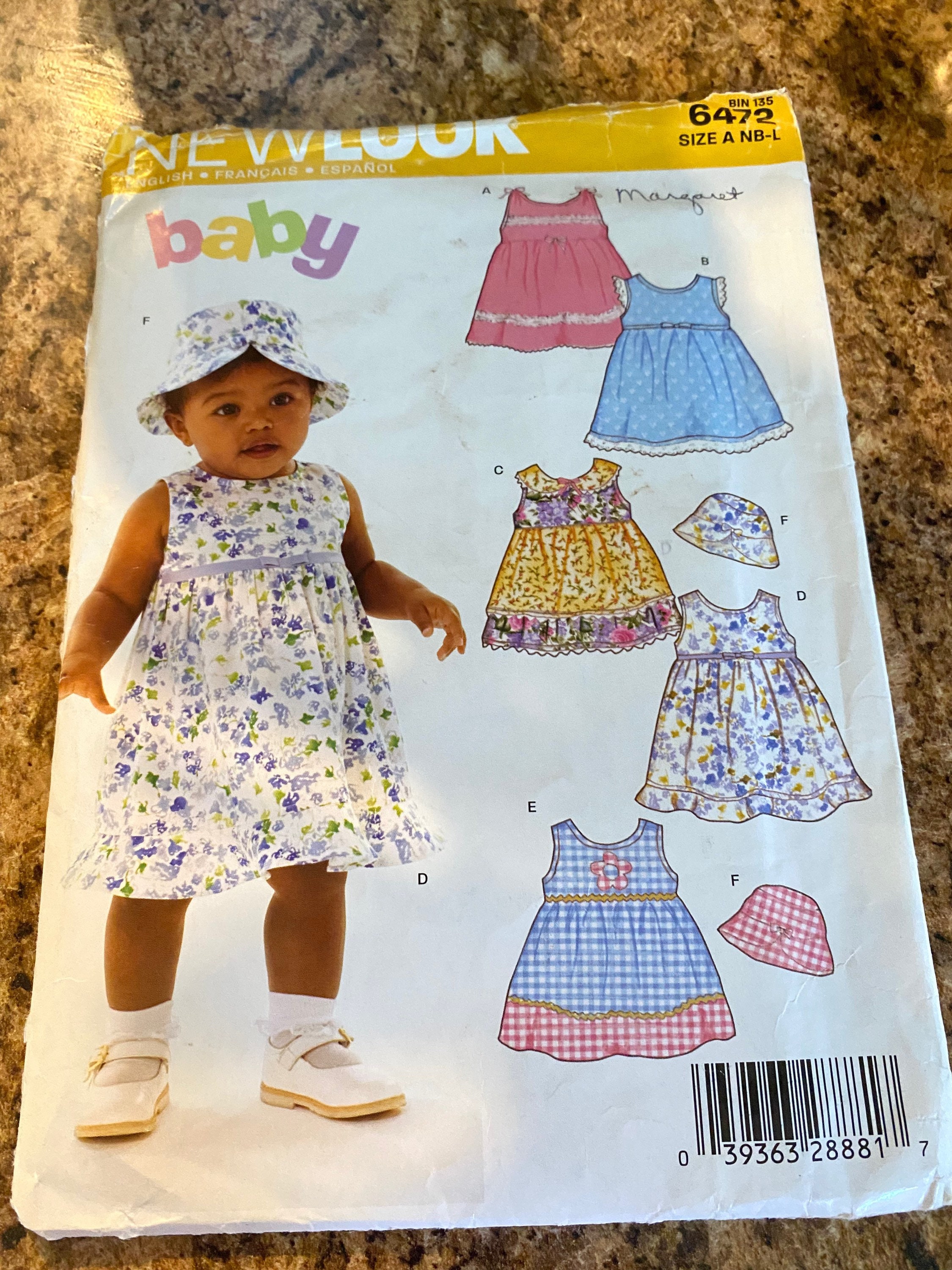 Simplicity Patterns Little Girl Dresses One With Doll Dress Pattern Too ...