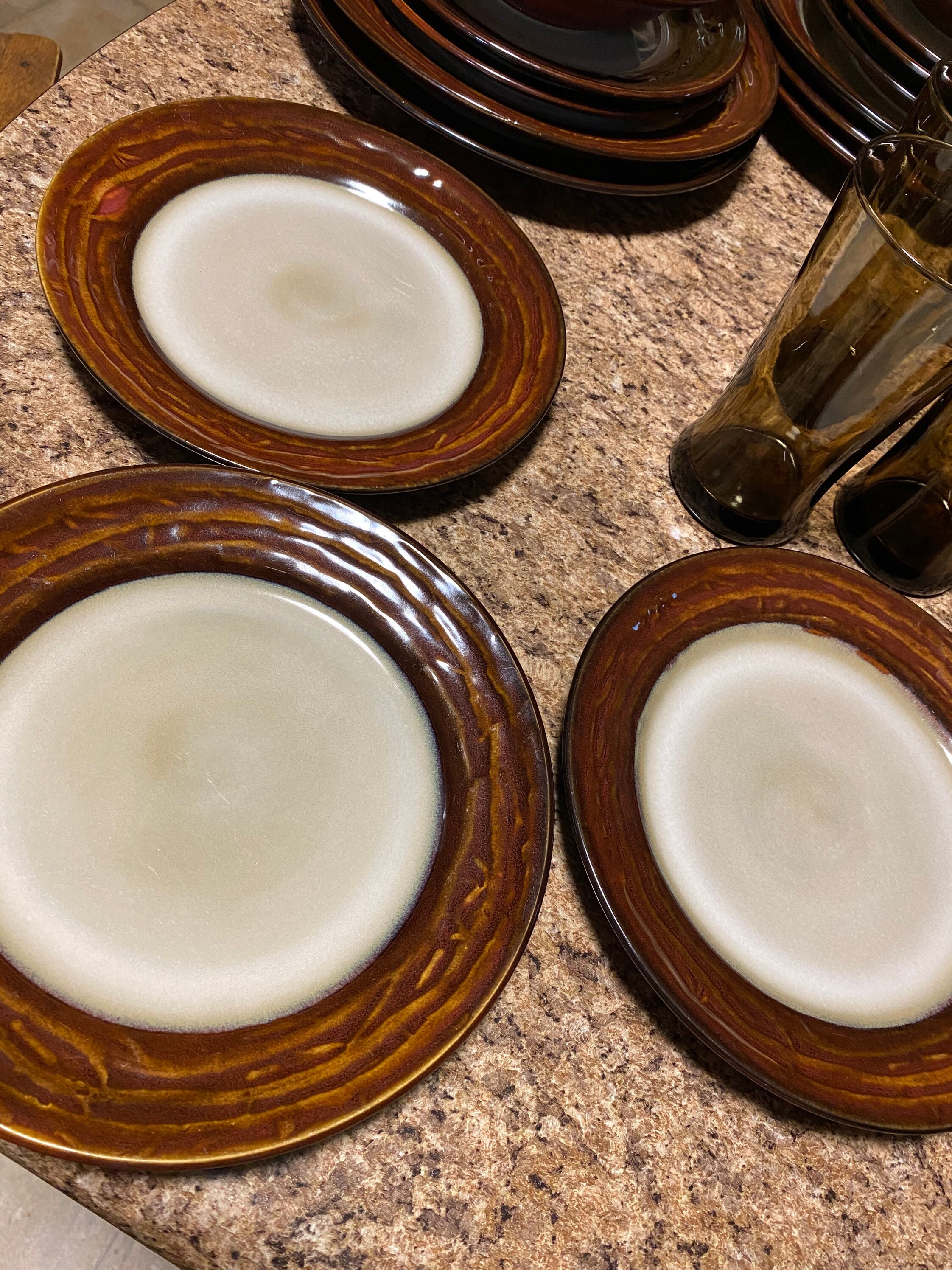 Linden Street Willow Lane Rust Salad/dessert Plate 8 in Made - Etsy