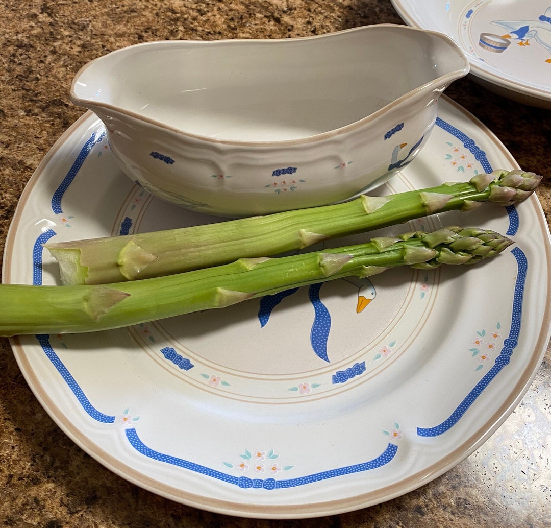 1987 Newcor Blue Geese Stoneware Made in Thailand 6005 Countryside ...