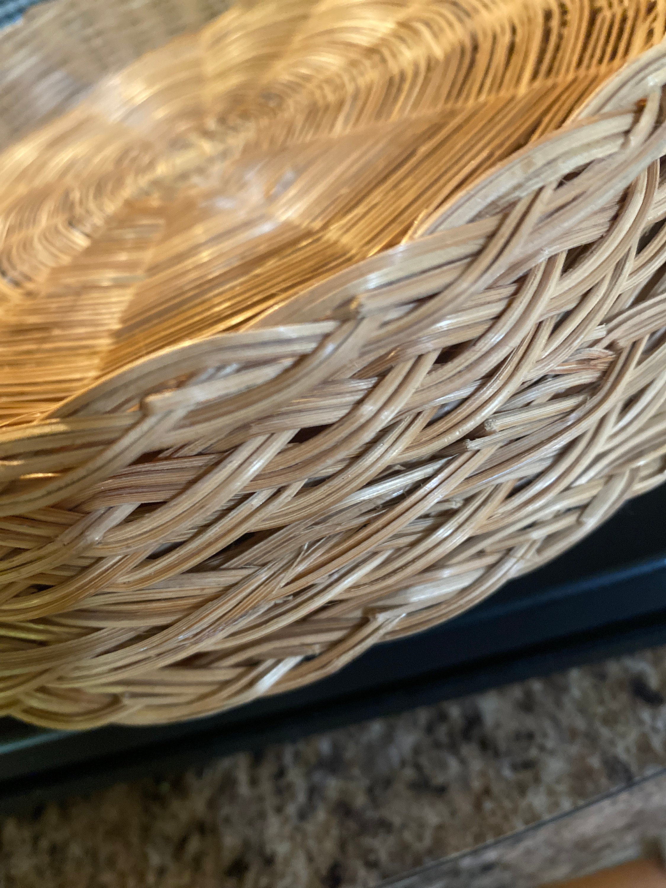 Wicker Plate Holders Set of 6 Outdoor Dining Nostalgic - Etsy Canada