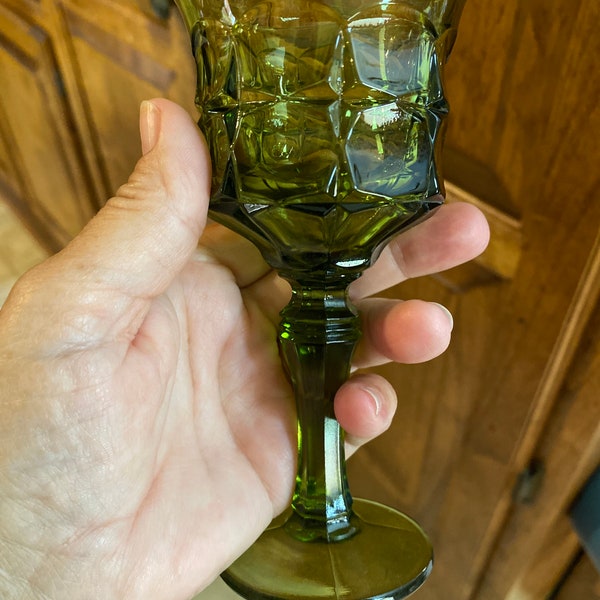 Green Stemware - Etsy