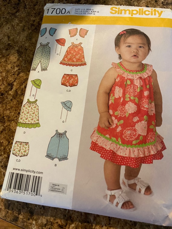 Simplicity Patterns Little Girl Dresses One With Doll Dress - Etsy