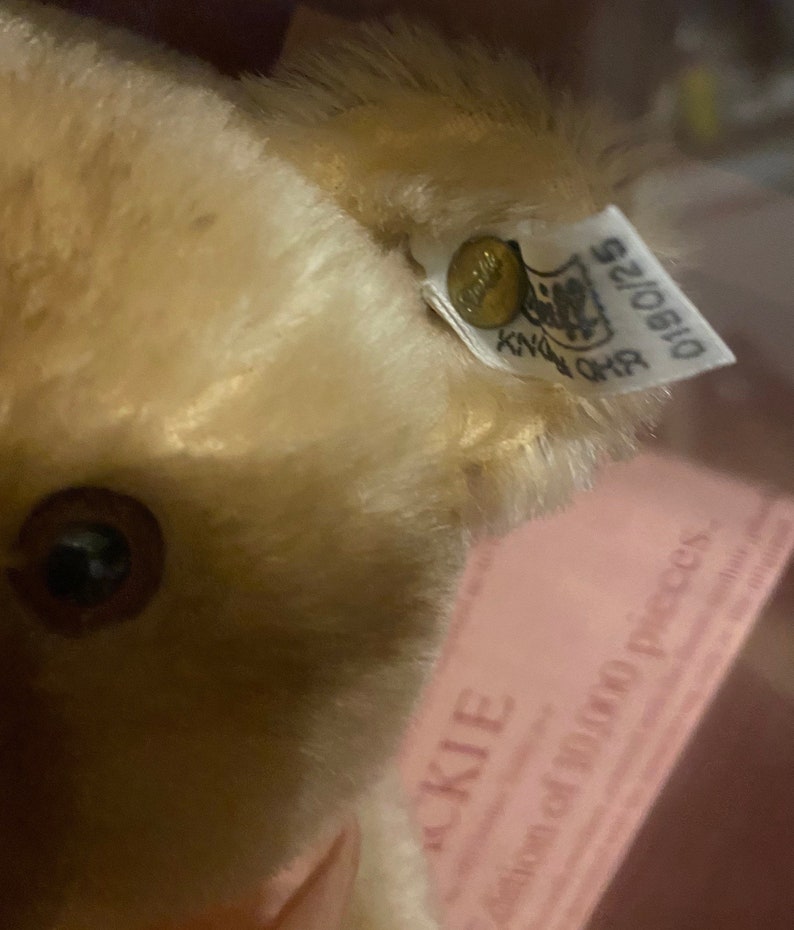 Jackie 1953 Steiff 1986 Replica Button in Ear Original Box 190/25 ...