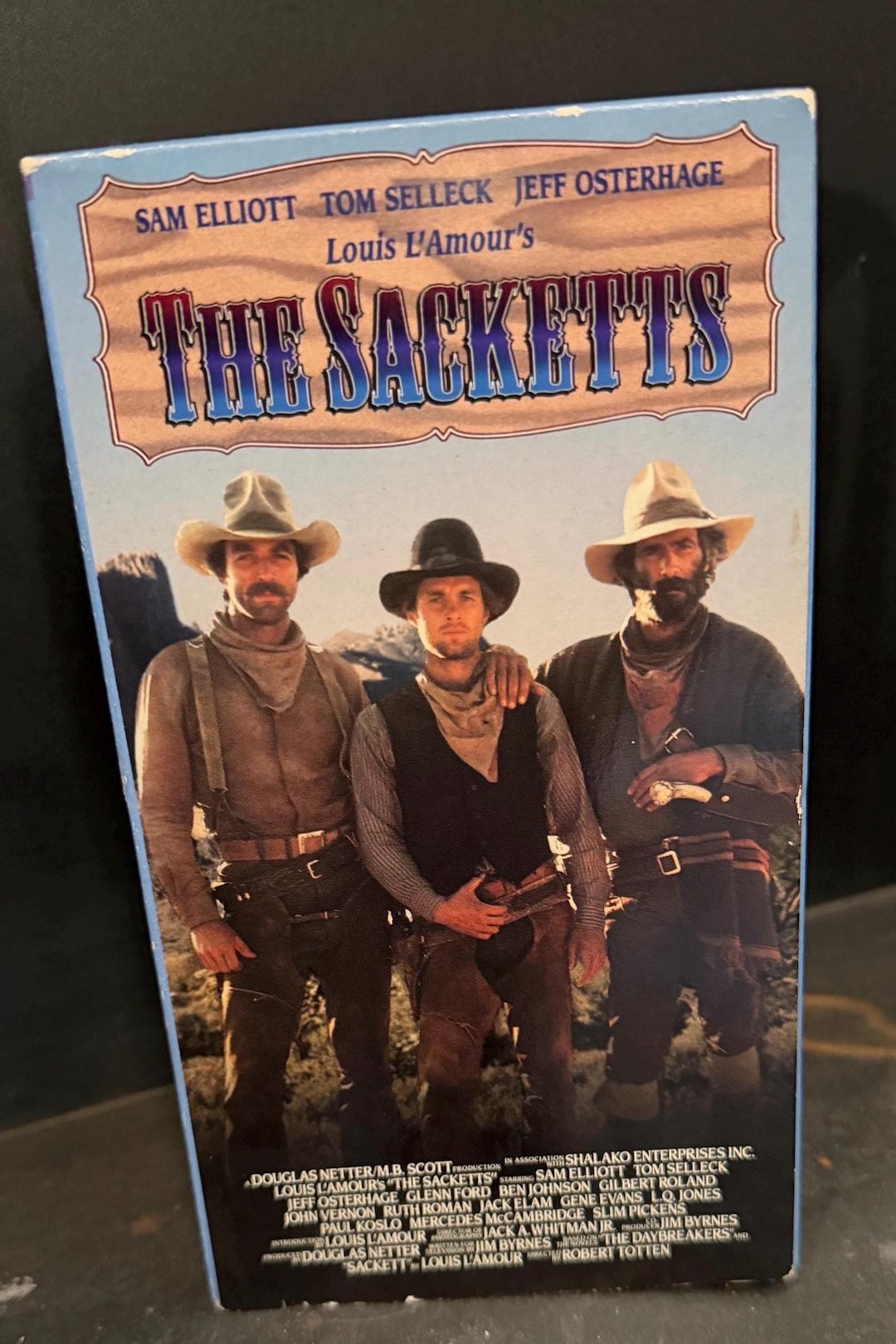 Louis L'amour the Sacketts Miniseries VCR Tape Set of 3 Starring Tom ...